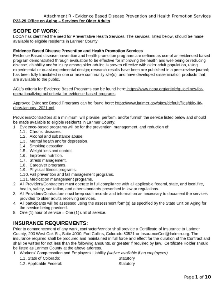 South Carolina Department on Aging (SCDOA) Doc Template | pdfFiller