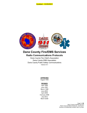 Fillable Online Dane County Fire/EMS Services - Radio Communications ...