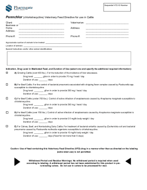 Fillable Online Veterinary Feed Directive: what do I need to know? Fax ...