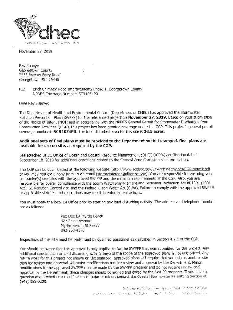 Fillable Online USACE NWP 14 Authorization.PDF Fax Email Print - pdfFiller