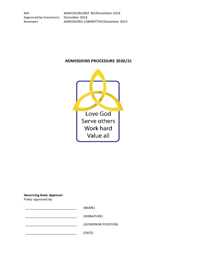 Fillable Online Governing Body Approval Fax Email Print - pdfFiller