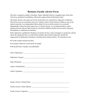Fillable Online Directed Research Proposal Form Fax Email Print - pdfFiller