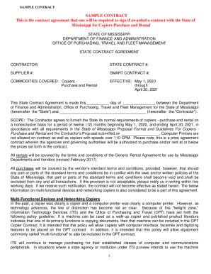 Fillable Online Purchasing State Contracts Fax Email Print - pdfFiller