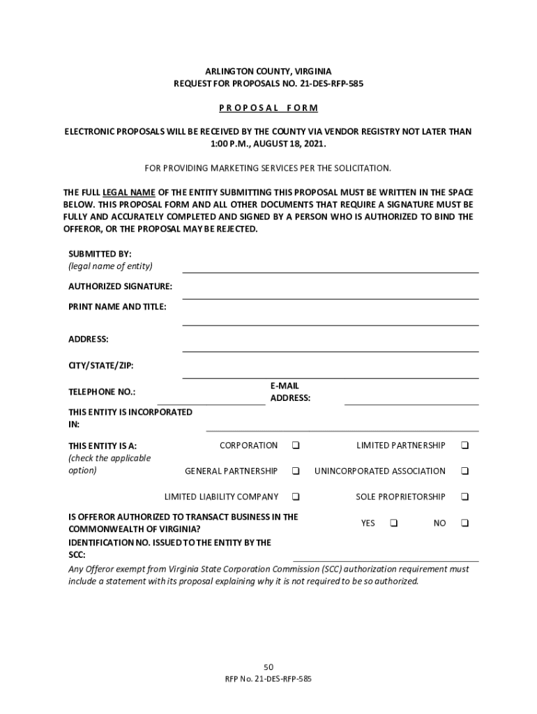Fillable Online Proposal Submittal Forms.pdf Fax Email Print - pdfFiller