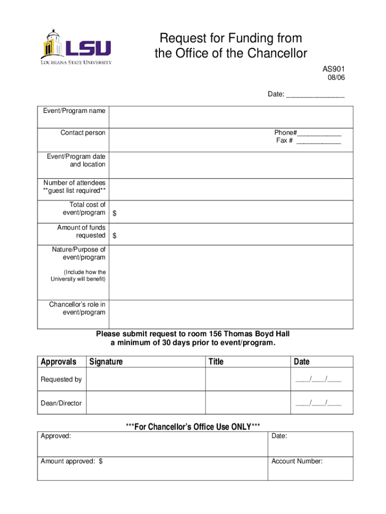 Fillable Online Western Carolina University - Chancellor's Event Request Fax Email Print - pdfFiller