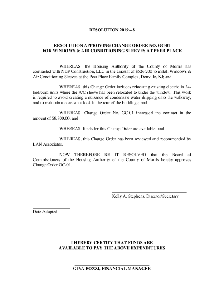 Fillable Online 7 Steps of Change Order Resolution from Concept to ...