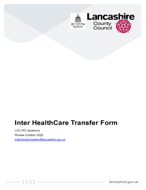 Fillable Online Inter- health and social care infection control ...