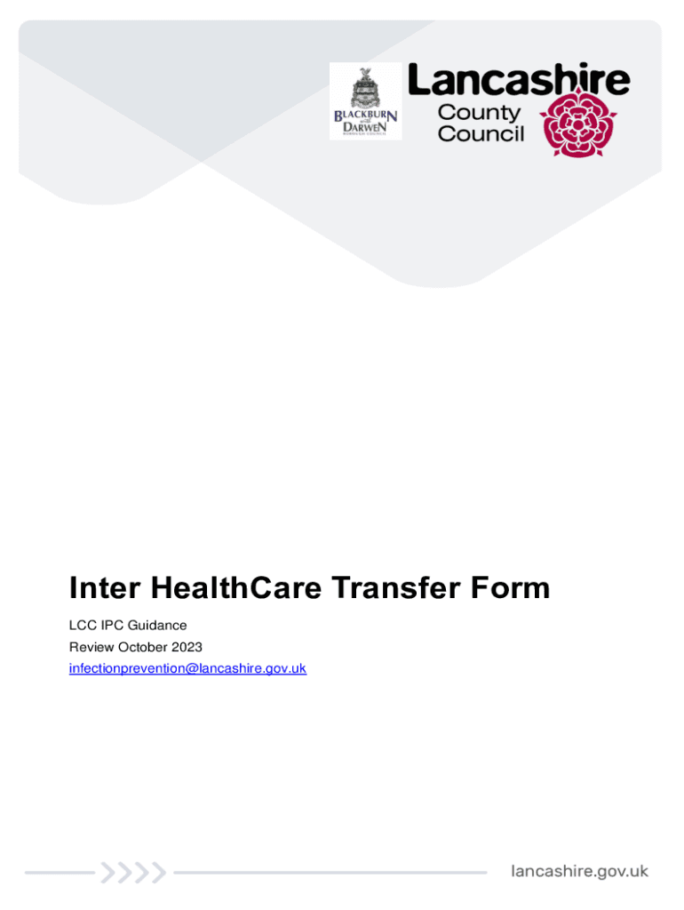 Fillable Online Inter- health and social care infection control ...