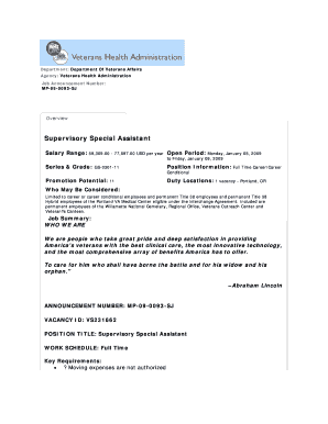 Fillable Online visn20 med va Supervisory Special Assistant - VISN 20 ...