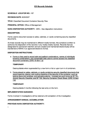 Fillable Online TITLE: Classified Document Container Security Files Fax ...