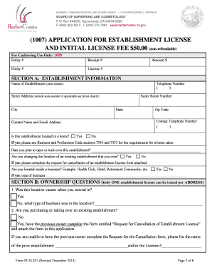 Fillable Online barbercosmo ca Board of Barbering and Cosmetology ...