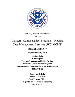 Fillable Online dhs Workers Compensation Program Medical Fax Email ...
