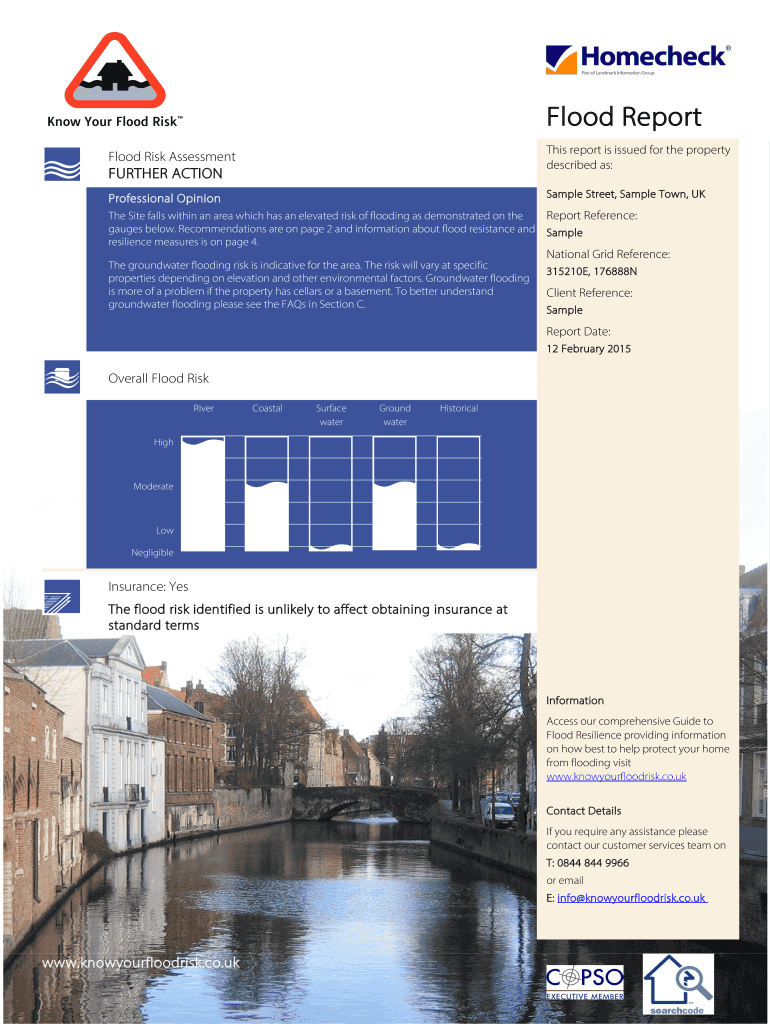 Fillable Online Flood Report Fax Email Print - pdfFiller