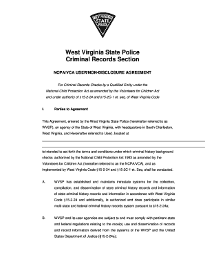 Fillable Online West Virginia State Police Fax Email Print - pdfFiller