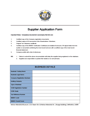 Fillable Online Important Notes Compulsory documents to accompany this ...
