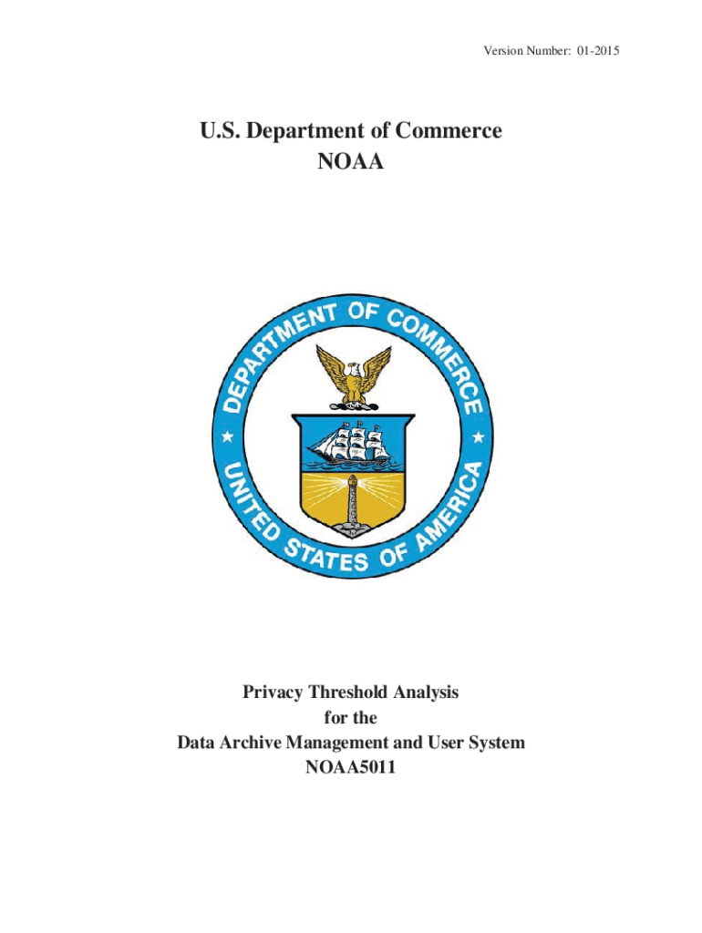 Fillable Online osec doc Privacy Threshold Analysis for the IT System ...