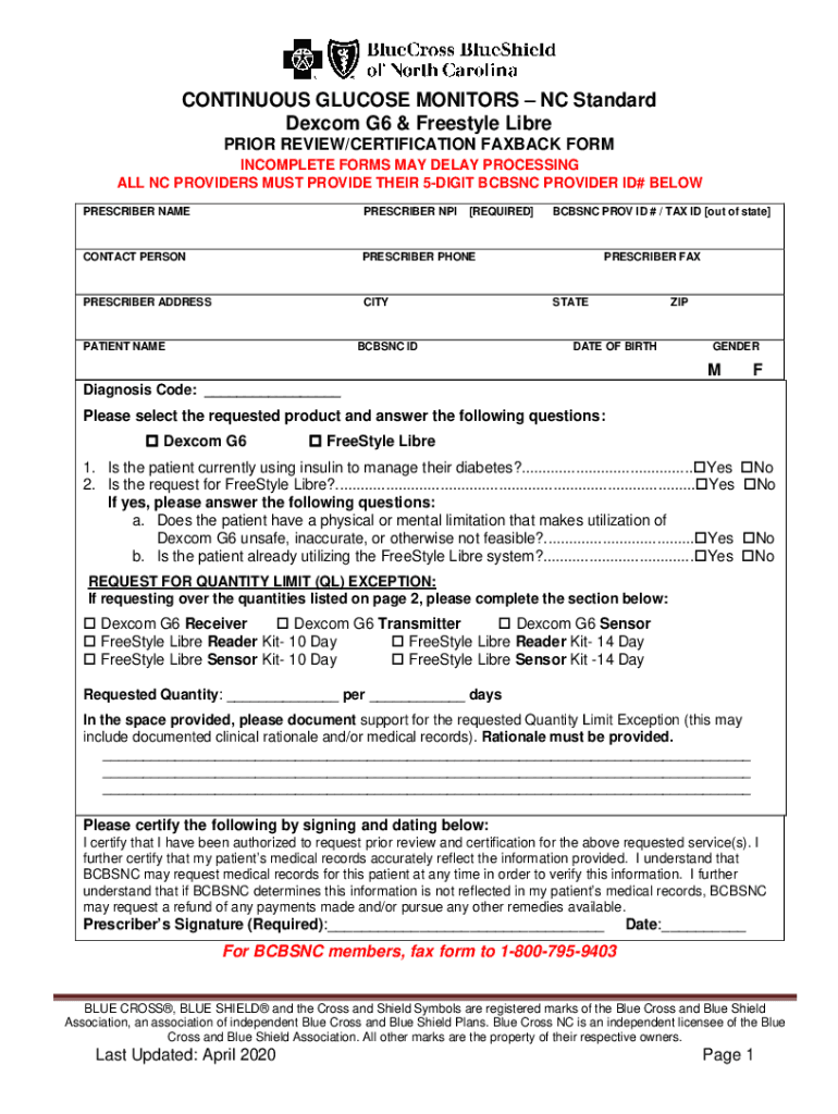 Fillable Online Prior Authorization Criteria Systems (CGM) and Related ...
