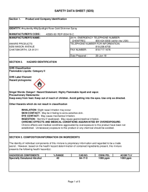 Fillable Online Product and Company Identification Fax Email Print ...