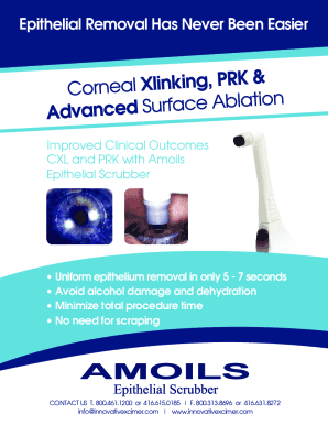 Fillable Online PRK Epithelial Debridement: Alcohol vs. Brush in Terms ...