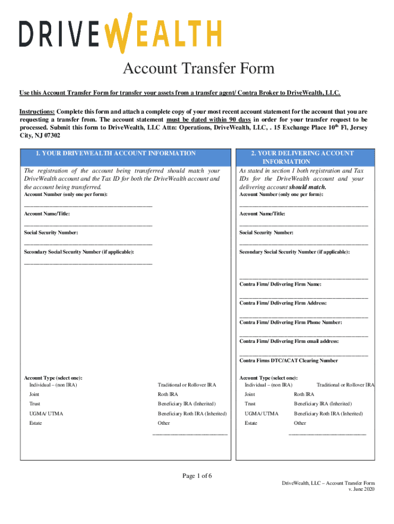 Fillable Online Internal Transfer of Securities/Funds Form Fax Email ...