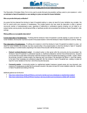 Fillable Online Observation of Homeless Status Form - San Diego CoC ...