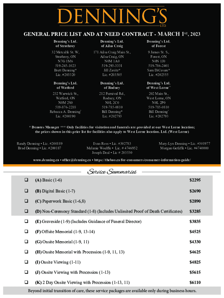 Fillable Online Current Services and Obituaries Fax Email Print - pdfFiller