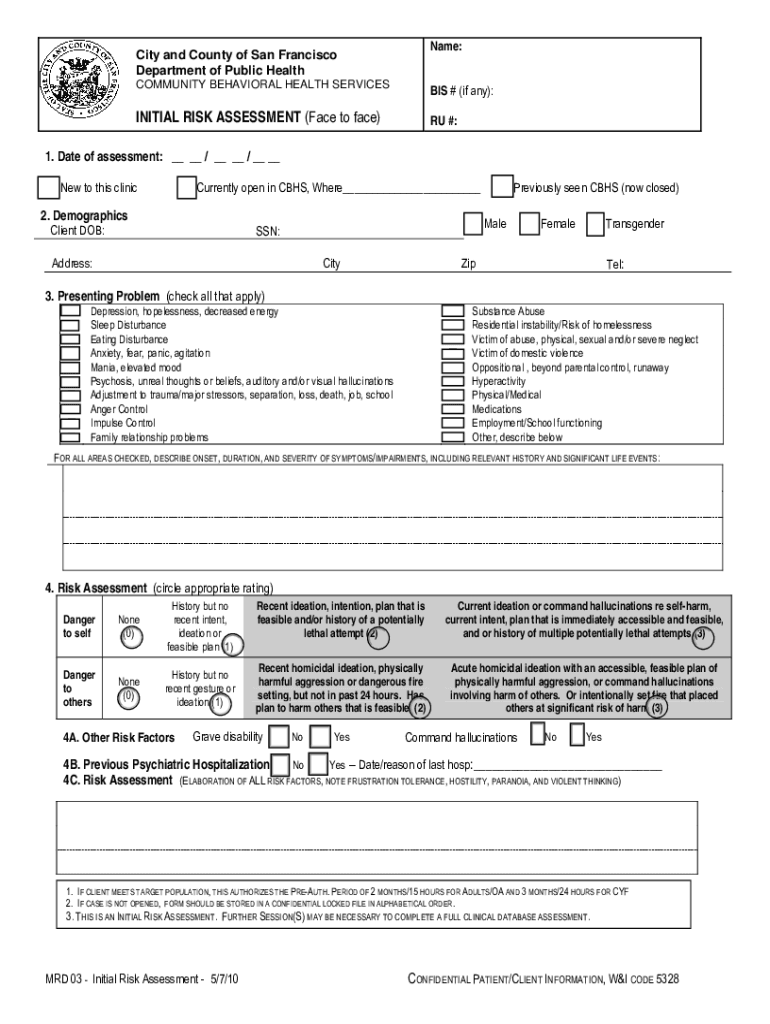 Fillable Online SF-Mental-Health-Assessment-Write-Up-Template Fax Email Print - pdfFiller