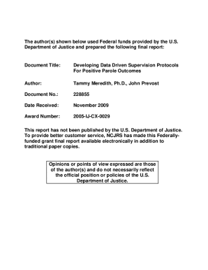 Fillable Online Probation and Pretrial Services - Mission Fax Email Print - pdfFiller