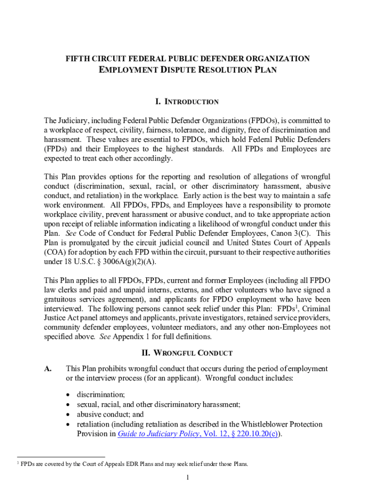 Fillable Online The Structure of Federal Public Defense: A Call for ...