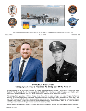 Fillable Online An Honor and a Privilege: Commemorating our Military ...