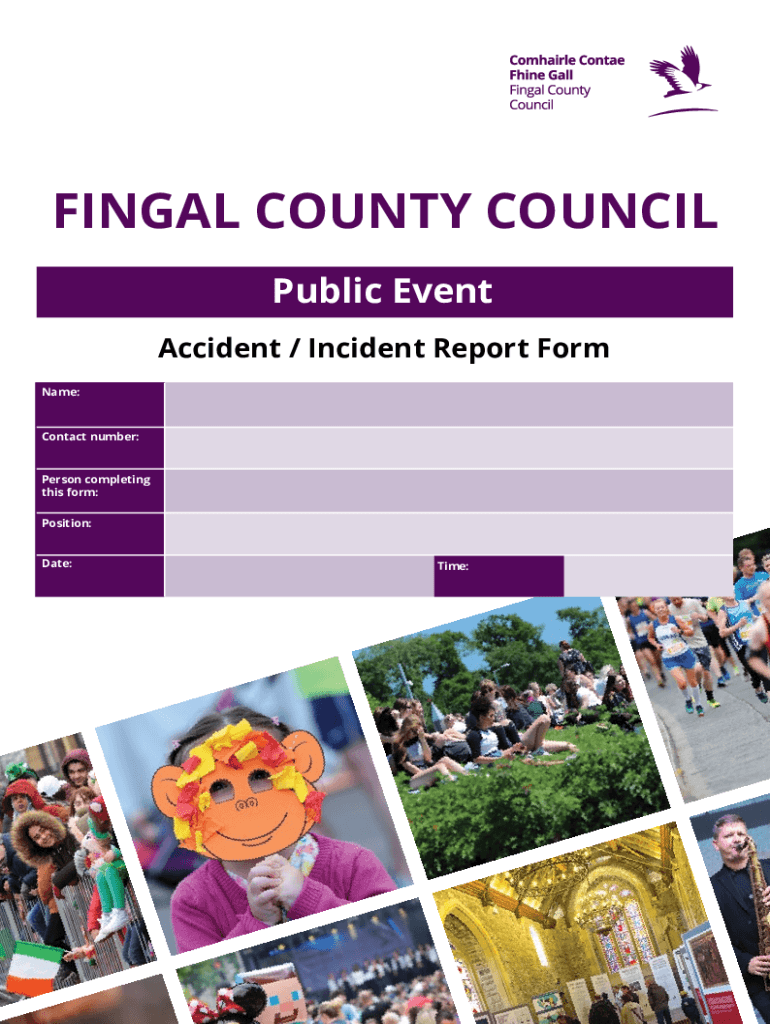 Fillable Online ACCIDENT / INCIDENT REPORT FORM Fax Email Print - pdfFiller