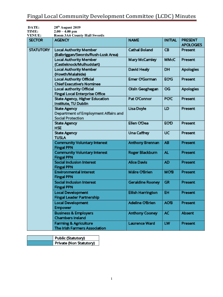 Fillable Online Webcast library - Fingal County Council Webcasting ...