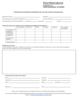 Fillable Online McGill Letter of Recommendation - Questions and Sample ... Fax Email Print ...