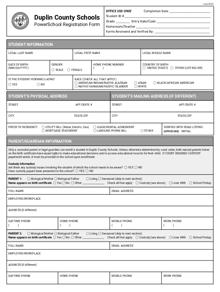 Fillable Online Student Registration - How to RegisterParents Fax Email ...