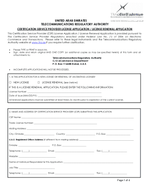 Fillable Online Renew License of Certification Service Provider Fax ...