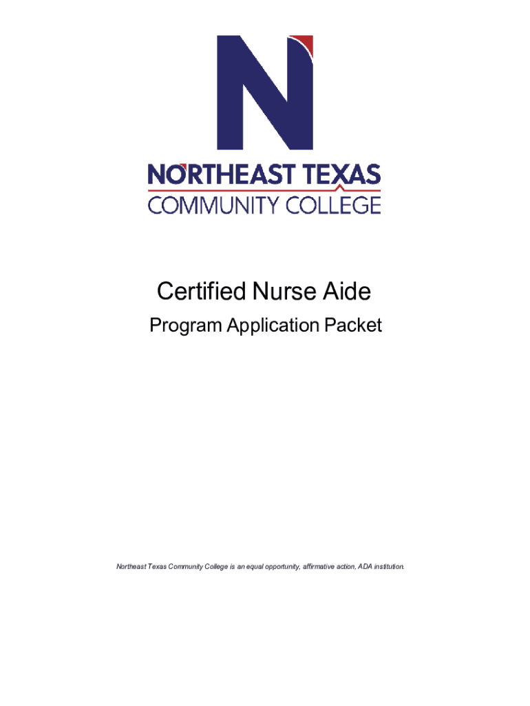 Fillable Online Program: Patient Care Technician/Assistant Level 1 Certificate Fax Email Print ...