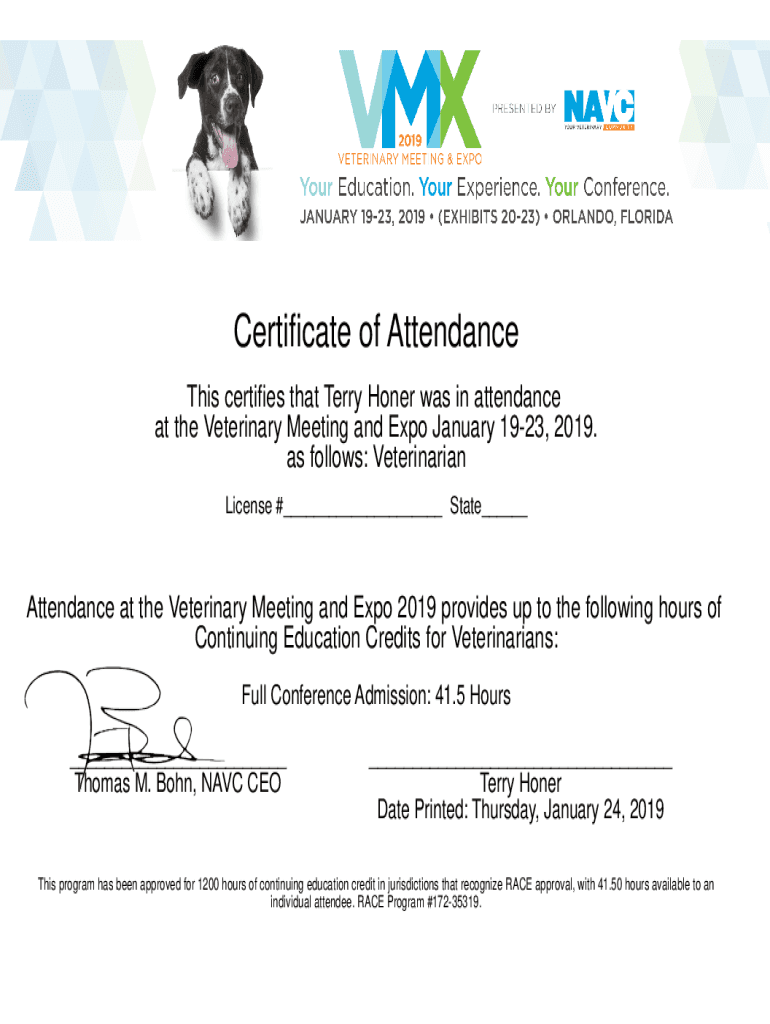 Fillable Online How VMX Virtual Is Transforming NAVC's Veterinary ...