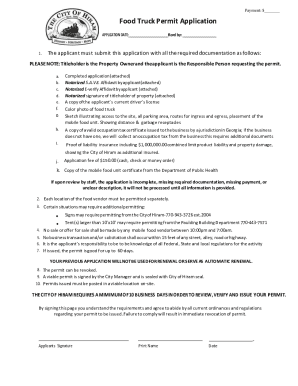 Fillable Online Temporary Retail Food Establishment Application Fax ...