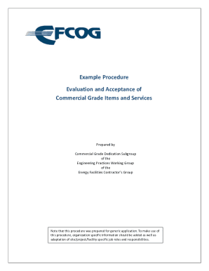 Fillable Online Commercial Grade Dedication Application Handbook Fax ...