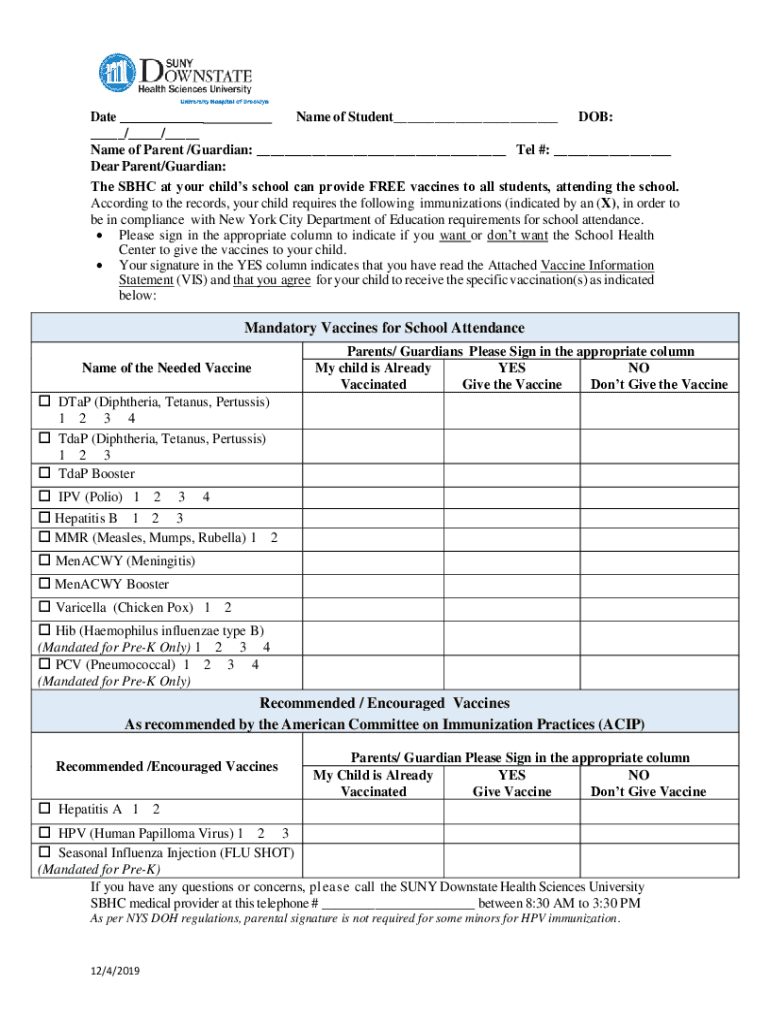 Fillable Online Student's Personal Data Fax Email Print - pdfFiller