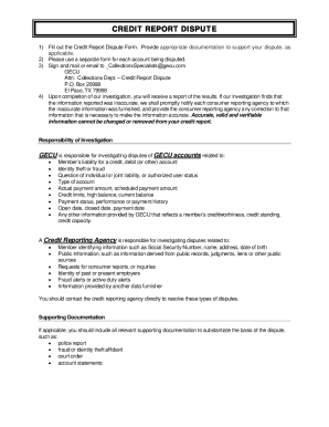Fillable Online DISPUTE REQUEST FORM Fax Email Print - pdfFiller