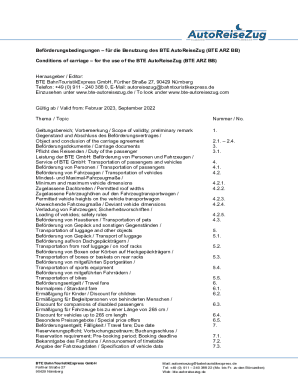 Fillable Online Terms and conditions of carriage Fax Email Print ...