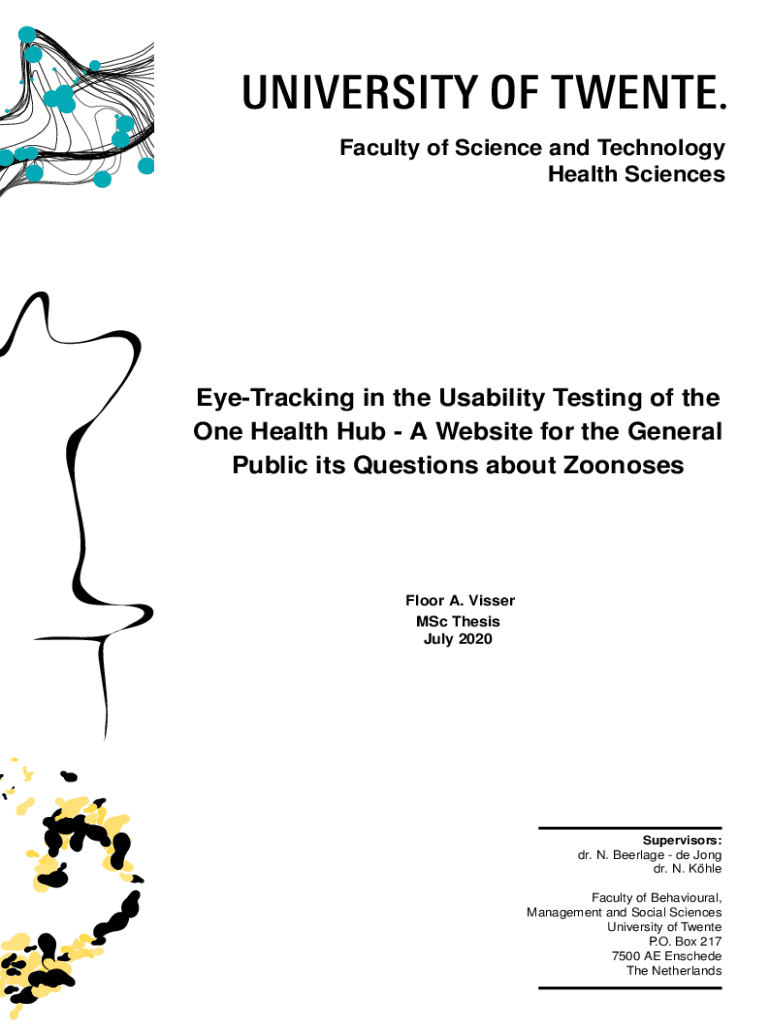 Fillable Online essay utwente Eye-Tracking in the Usability Testing of ...