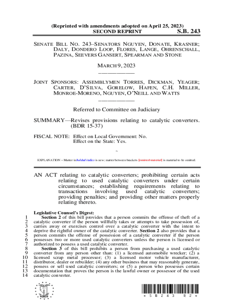 Fillable Online (Reprinted with amendments adopted on April 25, 2023) Fax Email Print - pdfFiller