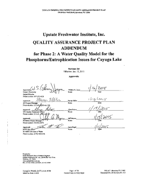 Fillable Online Recent and current water quality projects with examples ...
