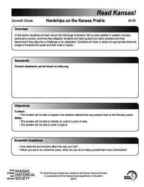 Fillable Online Early Kansas SettlementFact Sheet Fax Email Print ...