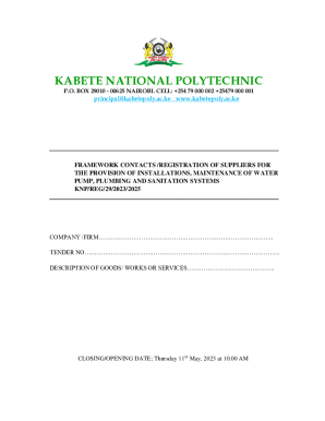 Fillable Online po box 29010 - 00625 nairobi. cell: +254 790 000 01 Fax ...