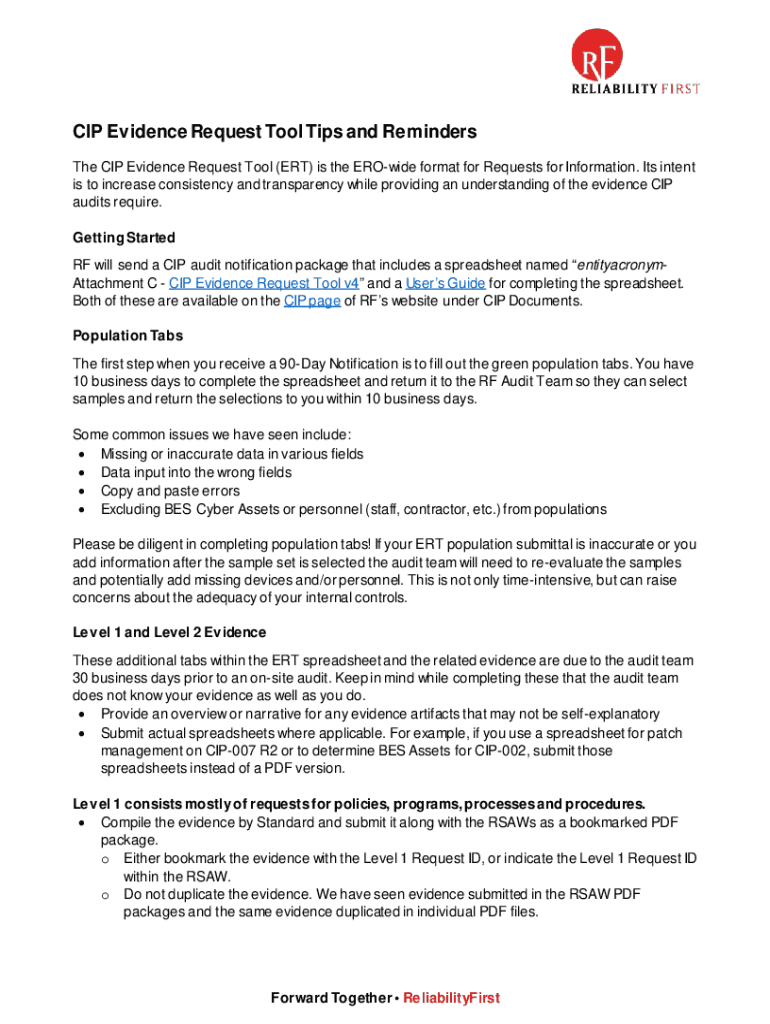 Fillable Online What is New in the Evidence Request Tool v4.0? Fax ...