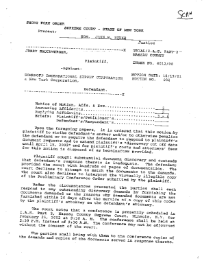 Fillable Online decisions courts state ny Sample Proposed Judgment New ...