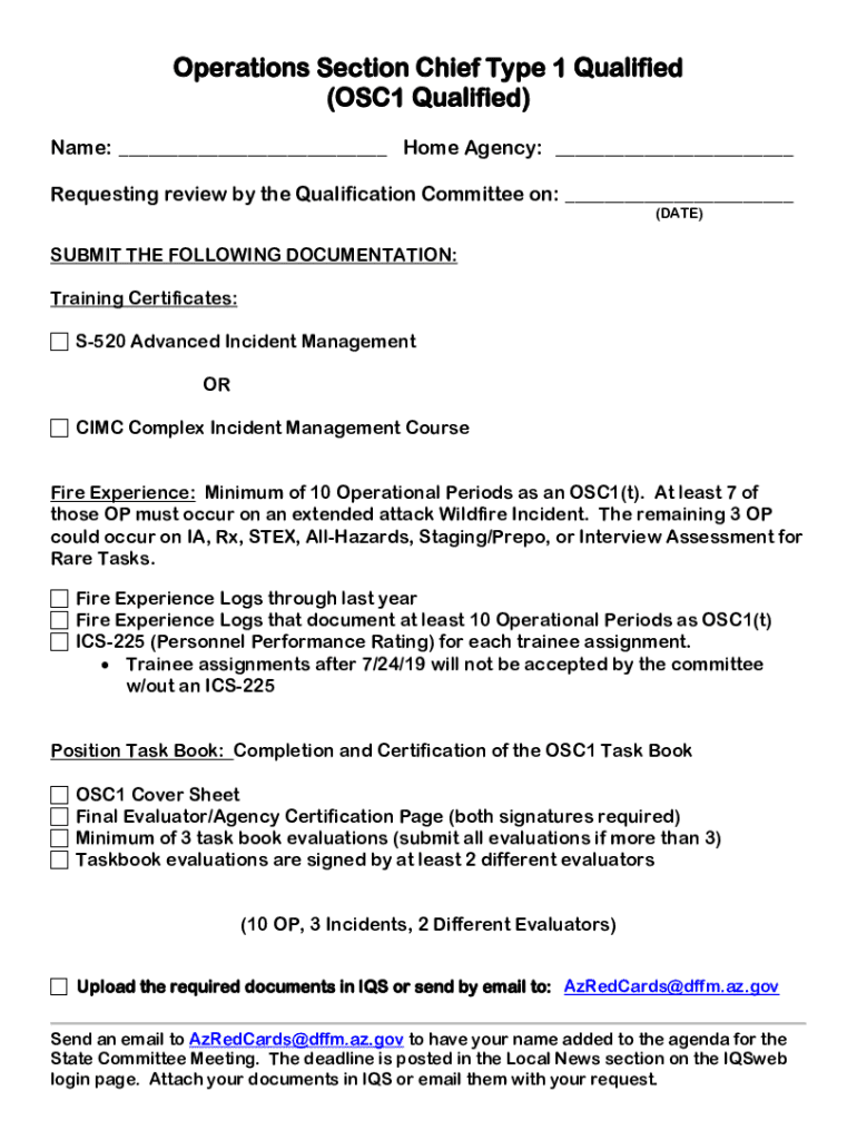 Fillable Online CICCS Operations OSC1Los Angeles Fire Department Fax ...